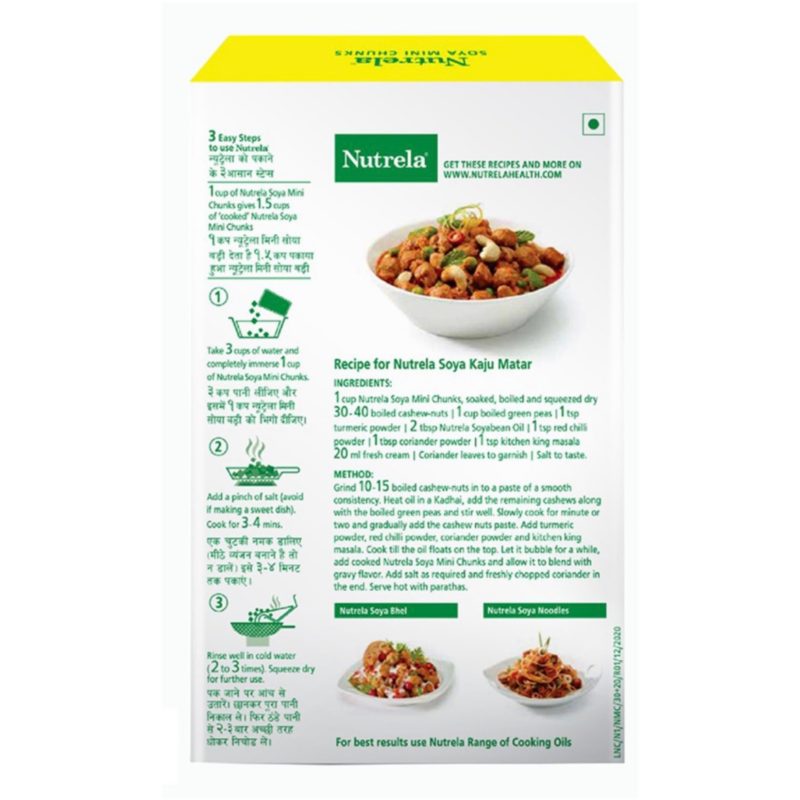 Nutrela Mini Soya chunks - Herbivo Nutrela Mini Soya chunks - Herbivo